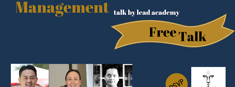 Management Talk by lead academy | Zipevent - Inspiration Everywhere