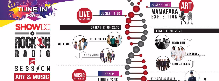 SHOW DC X Rock On Radio Live Session : ART & MUSIC | Zipevent ...