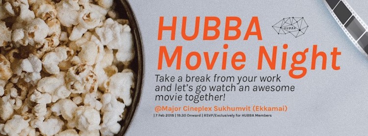 HUBBA Movie Night | Zipevent - Inspiration Everywhere