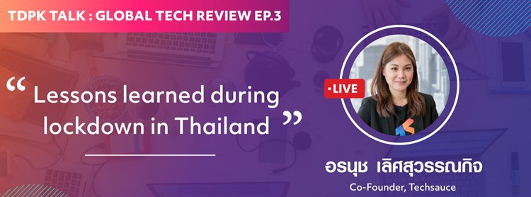 TDPK TALK: Lessons learned during lockdown in Thailand | Zipevent ...