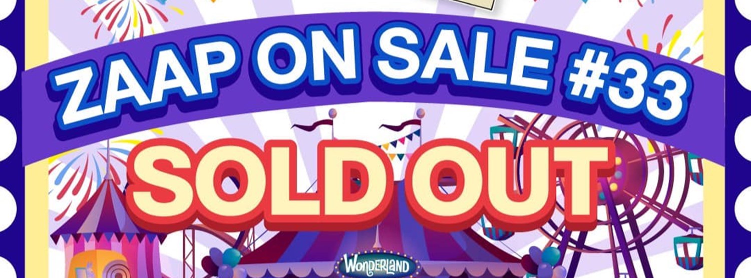 ZAAP ON SALE 33 | Zipevent - Inspiration Everywhere