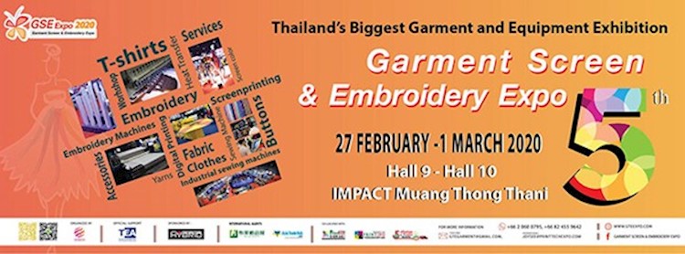 The 5th Garment Screen & Embroidery Expo 2020 | Zipevent - Inspiration ...