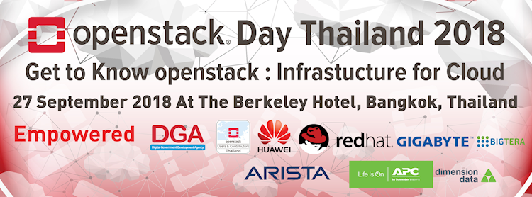 OpenStack Day Thailand 2018 | Zipevent - Inspiration Everywhere