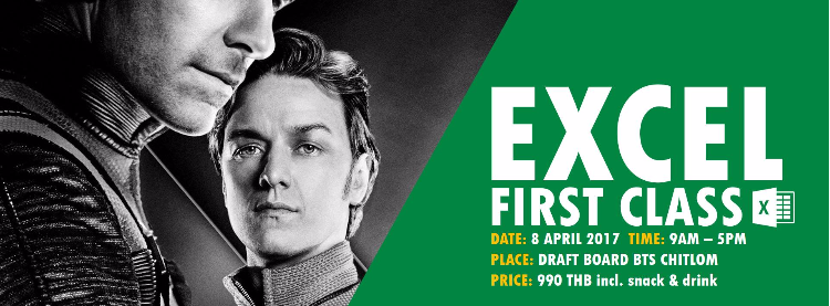 Excel First Class #1 | Zipevent - Inspiration Everywhere