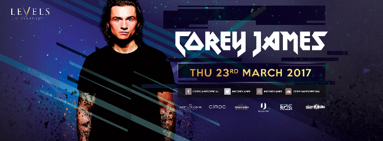 COREY JAMES at Levels | Zipevent - Inspiration Everywhere