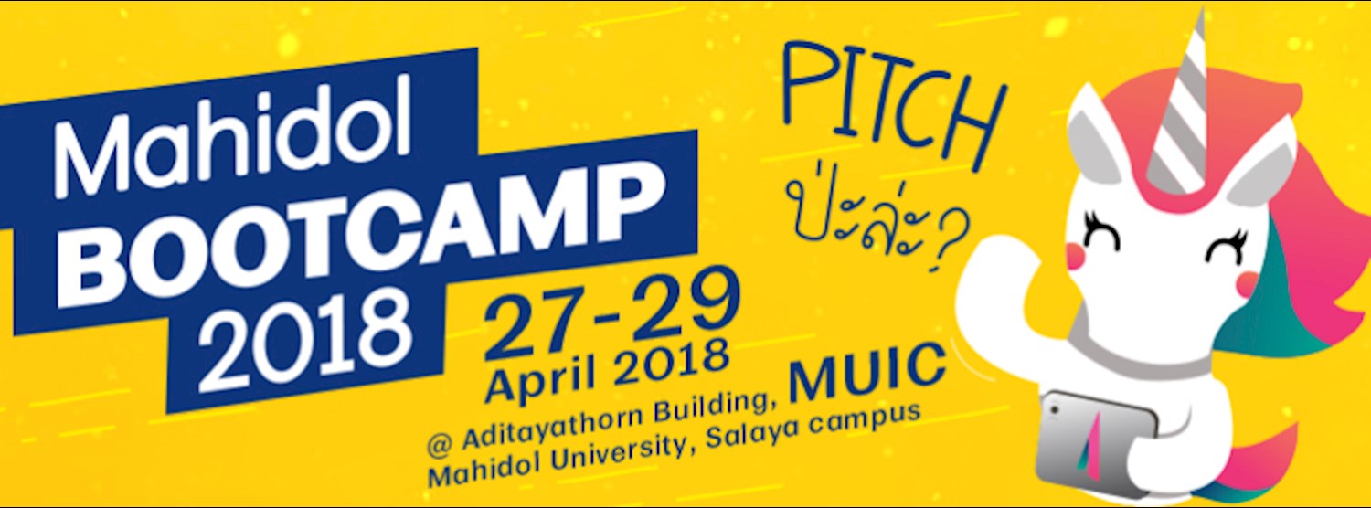 Mahidol Bootcamp | Zipevent - Inspiration Everywhere
