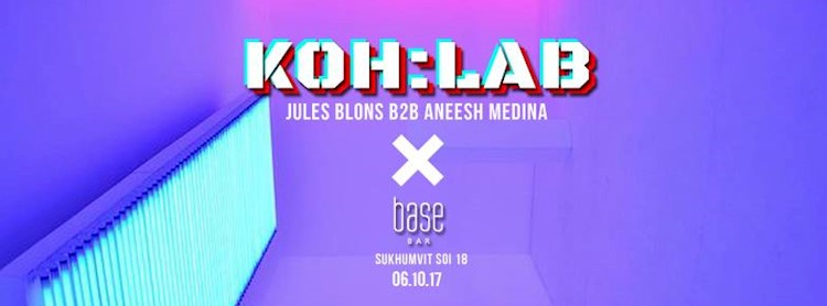 Koh:lab at Base Bar | Zipevent - Inspiration Everywhere