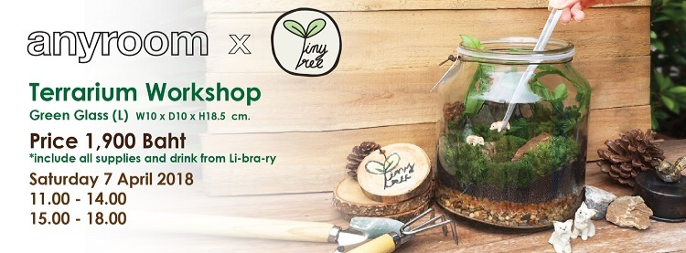 Terrarium Workshop by Tiny Tree at anyroom | Zipevent - Inspiration ...