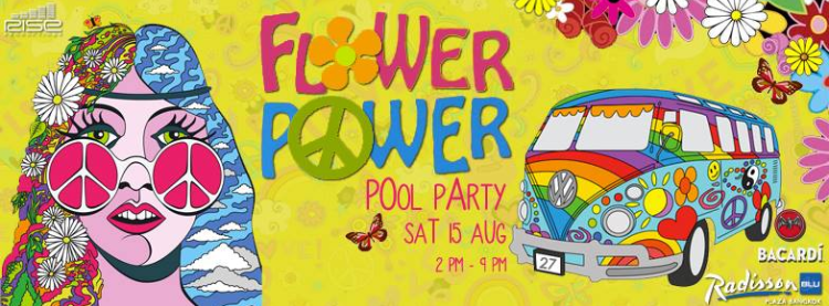 FLOWER POWER Pool Party | Zipevent - Inspiration Everywhere
